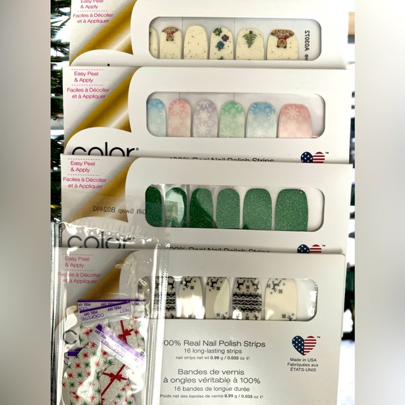 Color Street | Makeup | Color Street Lot Of 5 Christmas Holiday Nail ...